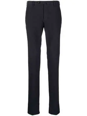 Incotex Straight-leg Cotton Trousers - Blue