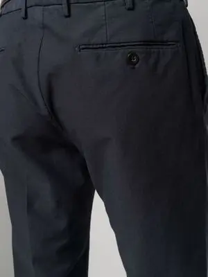 Incotex Straight-leg Cotton Trousers - Blue