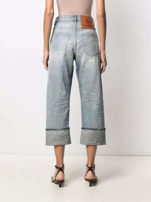 DIESEL® D-reggy Straight-leg Crop Jeans