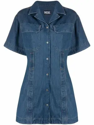 DIESEL® Denim Shirt Dress