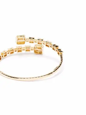MONAN Name 18kt Yellow Diamond Cuff Bracelet