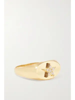 FOUNDRAE Star Baby 18-karat Diamond Ring - Gold