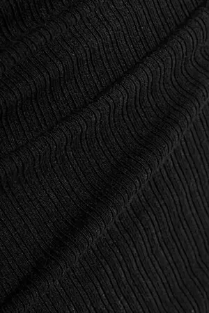 JAMES PERSE Daily Ribbed Stretch-cotton Tank - Black