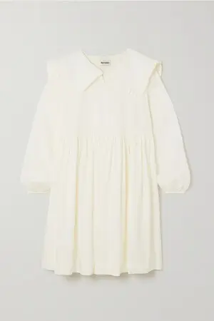 MOLLY GODDARD Atlanta Ruffled Cotton-poplin Mini Dress