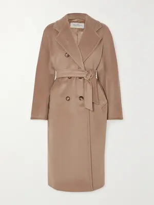Max Mara Madame 101801 Icon Double-breasted Coat - Brown