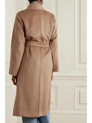 Max Mara Madame 101801 Icon Double-breasted Coat - Brown