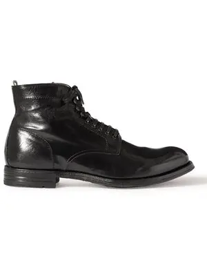 Officine Creative Balance Polished-leather Boots