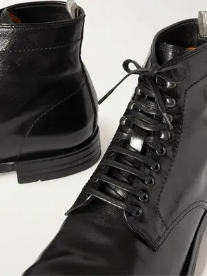 Officine Creative Balance Polished-leather Boots