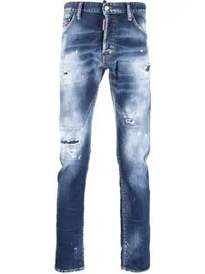 Dsquared2 Destroyed Five-pocket Skinny Jeans
