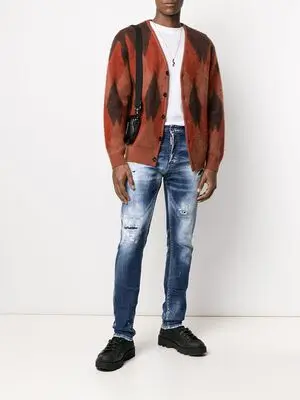 Dsquared2 Destroyed Five-pocket Skinny Jeans
