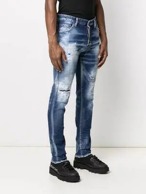 Dsquared2 Destroyed Five-pocket Skinny Jeans