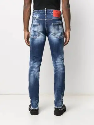 Dsquared2 Destroyed Five-pocket Skinny Jeans