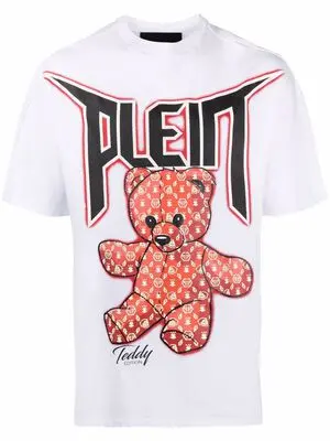 Philipp Plein Teddy Bear-print T-shirt - White