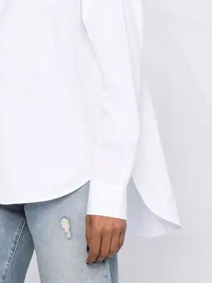 TOTEME High-low Hem Organic Cotton Shirt