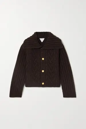 Bottega Veneta Cable-knit Wool Jacket