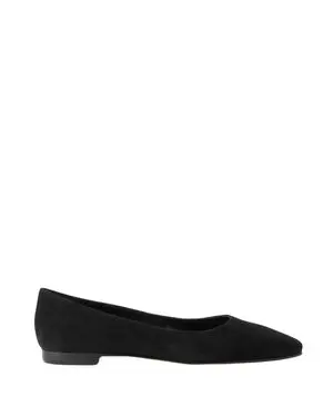 Manolo Blahnik Gelista Ballet Flats - Black