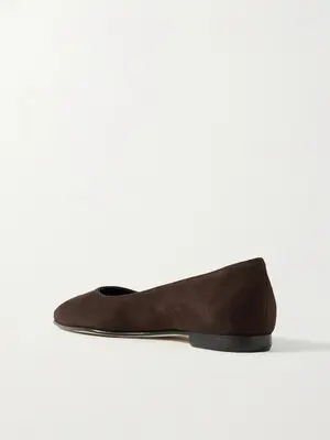 Manolo Blahnik Gelista Ballet Flats - Brown
