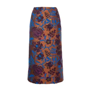 La DoubleJ Pencil Skirt Jacquard Selva
