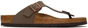 BIRKENSTOCK Birkenstock Brown Regular Gizeh Sandals - Mocha