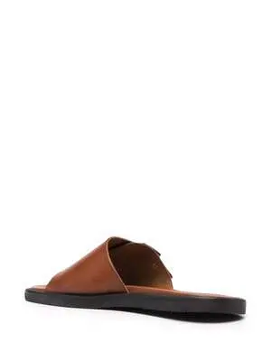 SCAROSSO Constantino Buckled Sandals - Brown