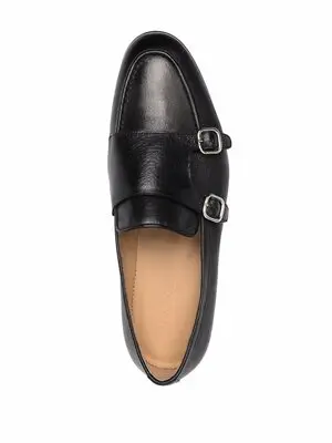 SCAROSSO Ernesto Monk Shoes - Black