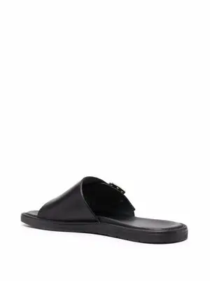 SCAROSSO Constantino Buckled Sandals - Black