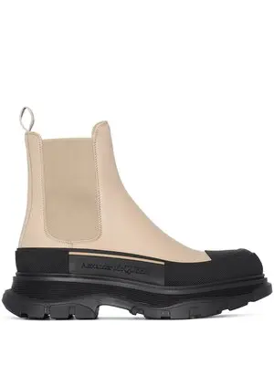 Alexander McQueen Tread Slick Chelsea Boots - Neutrals