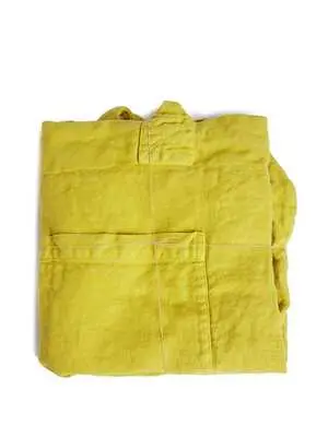 ONCE MILANO Linen Weekend Bag - Yellow