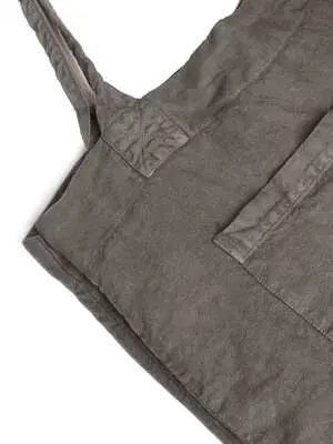 ONCE MILANO Linen Weekend Bag - Grey