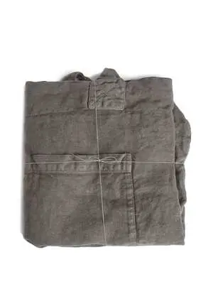 ONCE MILANO Linen Weekend Bag - Grey