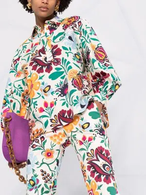 La DoubleJ Poet Floral-print Shirt