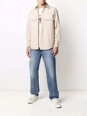 DIESEL® Stonewashed Straight-leg Jeans
