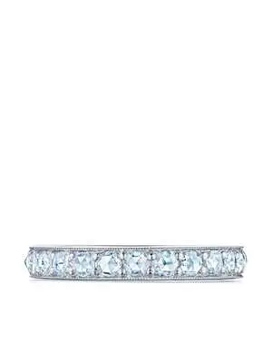 Kwiat 18kt White Gold Diamond Band Ring - Silver