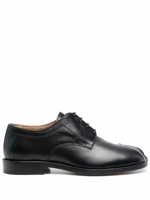 MAISON MARGIELA Tabi Leather Derby Shoes - Black