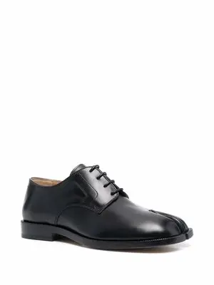 MAISON MARGIELA Tabi Leather Derby Shoes - Black