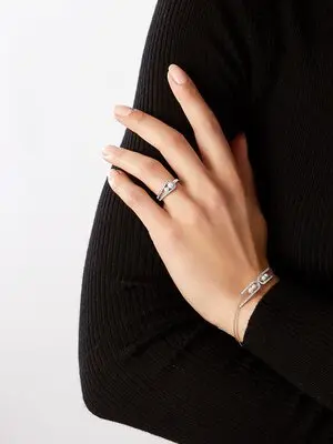 Yoko London 18kt White Gold Akoya Pearl And Diamond Ring