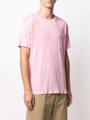 MC2 SAINT BARTH Patch-pocket T-shirt - Pink