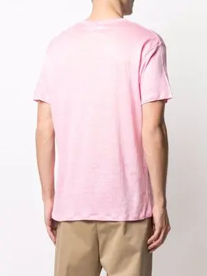 MC2 SAINT BARTH Patch-pocket T-shirt - Pink