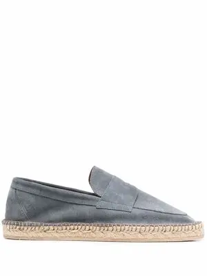 SCAROSSO Diego Jute Espadrilles - Grey