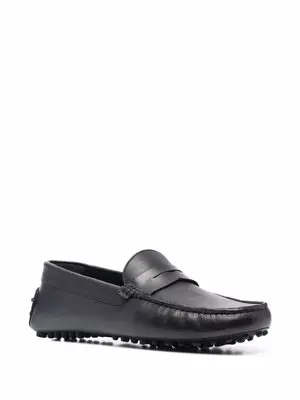 SCAROSSO Michael Square-toe Loafers - Black