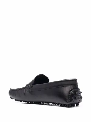 SCAROSSO Michael Square-toe Loafers - Black