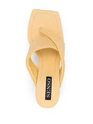 Senso Sofie Ii Leather Sandals - Yellow