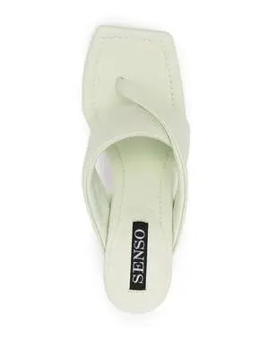 Senso Sofie Ii Leather Sandals - Green