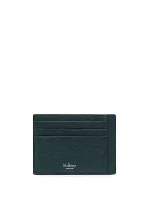 Mulberry Rectangular Leather Cardholder - Green
