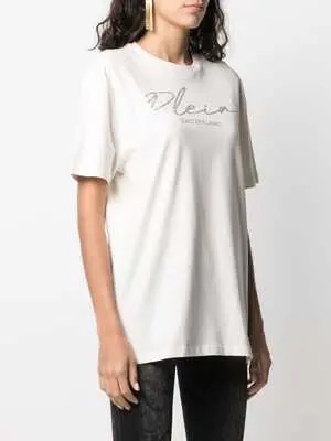 Philipp Plein Crystal Logo T-shirt