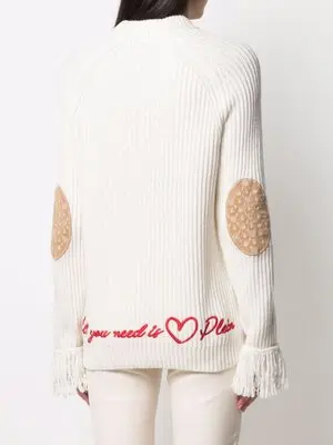 Philipp Plein Love Plein Ribbed-knit Jumper