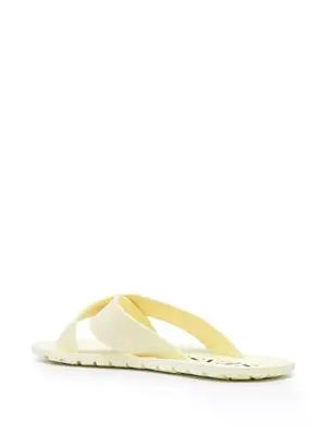 Senso Franky Crossover-strap Slides - Yellow