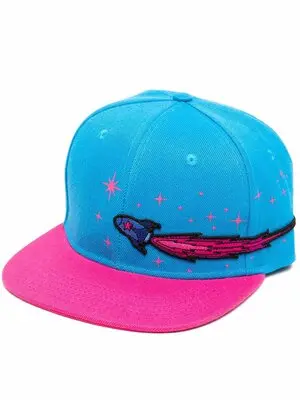 ENTERPRISE JAPAN Rocket Embroidered Cap - Blue