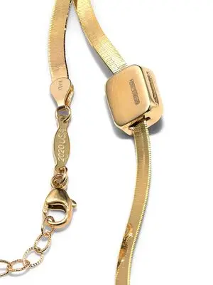 Jacquie Aiche 14kt Yellow Herringbone Necklace