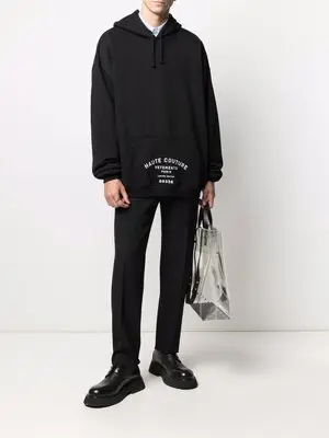 Vetements Logo-print Oversized Hoodie